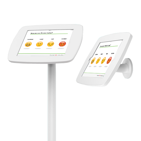 SurveyStance - Real Time Survey Feedback Kiosks with One Tap Smiley