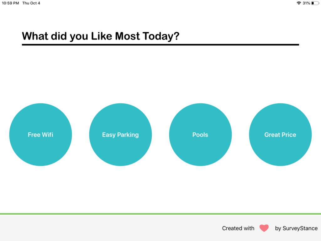 Survey Kiosk for Real Time Customer Feedback - SurveyStance